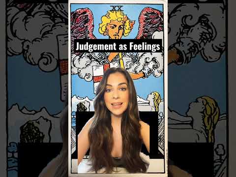 Tarot Cards as Feelings: Judgement #shorts #tarotcardmeaning #howdotheyfeel