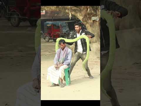 King Cobra Fake Snake Prank For Laughing! | Sagor Bhuyan