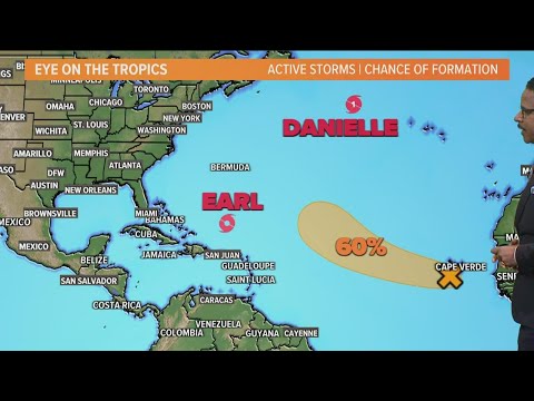Tropical update: Latest storm development in the Atlantic Ocean