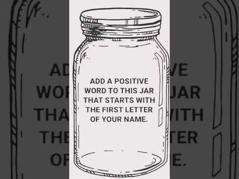 Welcome to our uplifting challenge: "Add a Positive Word to This Jar!"Join the Positivity Challenge!