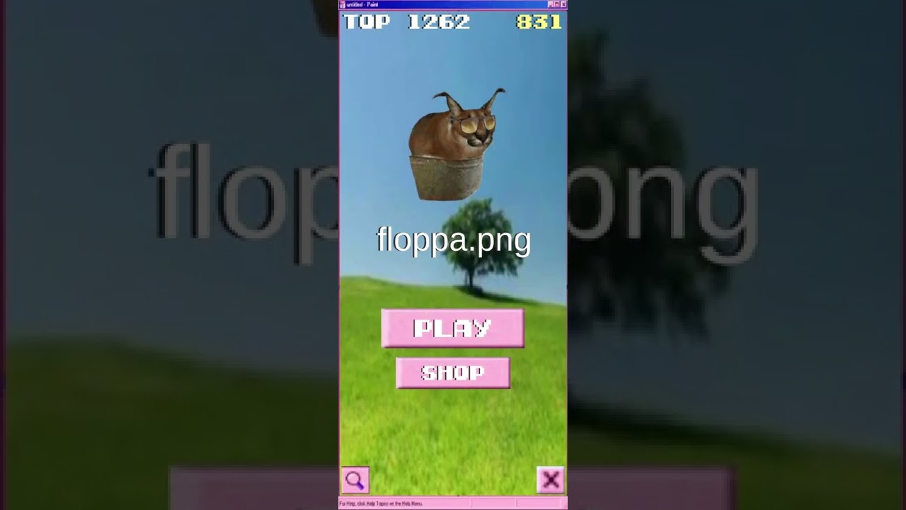 Dumb Floppa png edit
