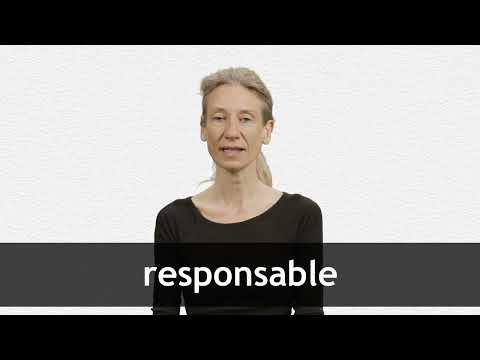 English Translation of “RESPONSABLE” | Collins French-English Dictionary