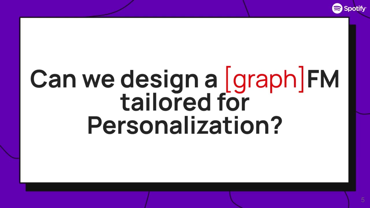[w15p0107] Towards Graph Foundation Models for Personalization