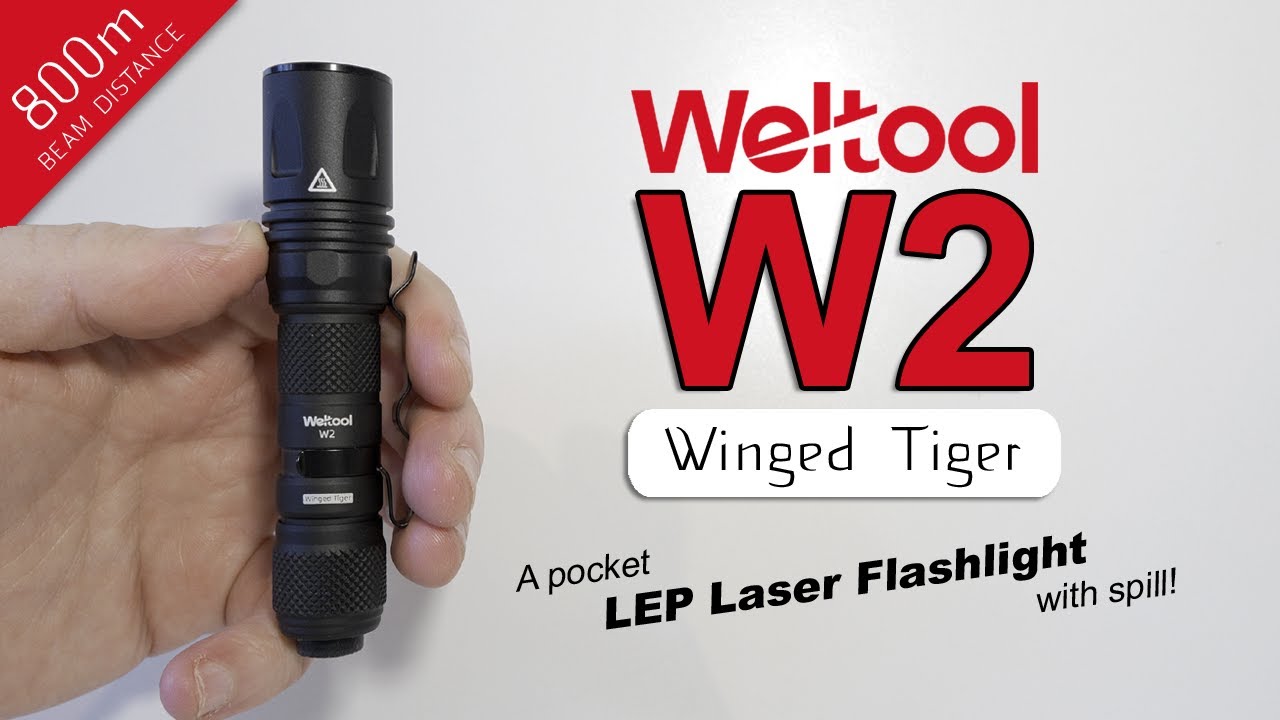 [Review] Weltool W2 'Winged Tiger' Pocketable Mini LEP Laser flashlight ...