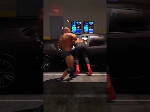 Goldberg Smashes Roman Reigns into the Car window #goldberg #romanreigns #shorts