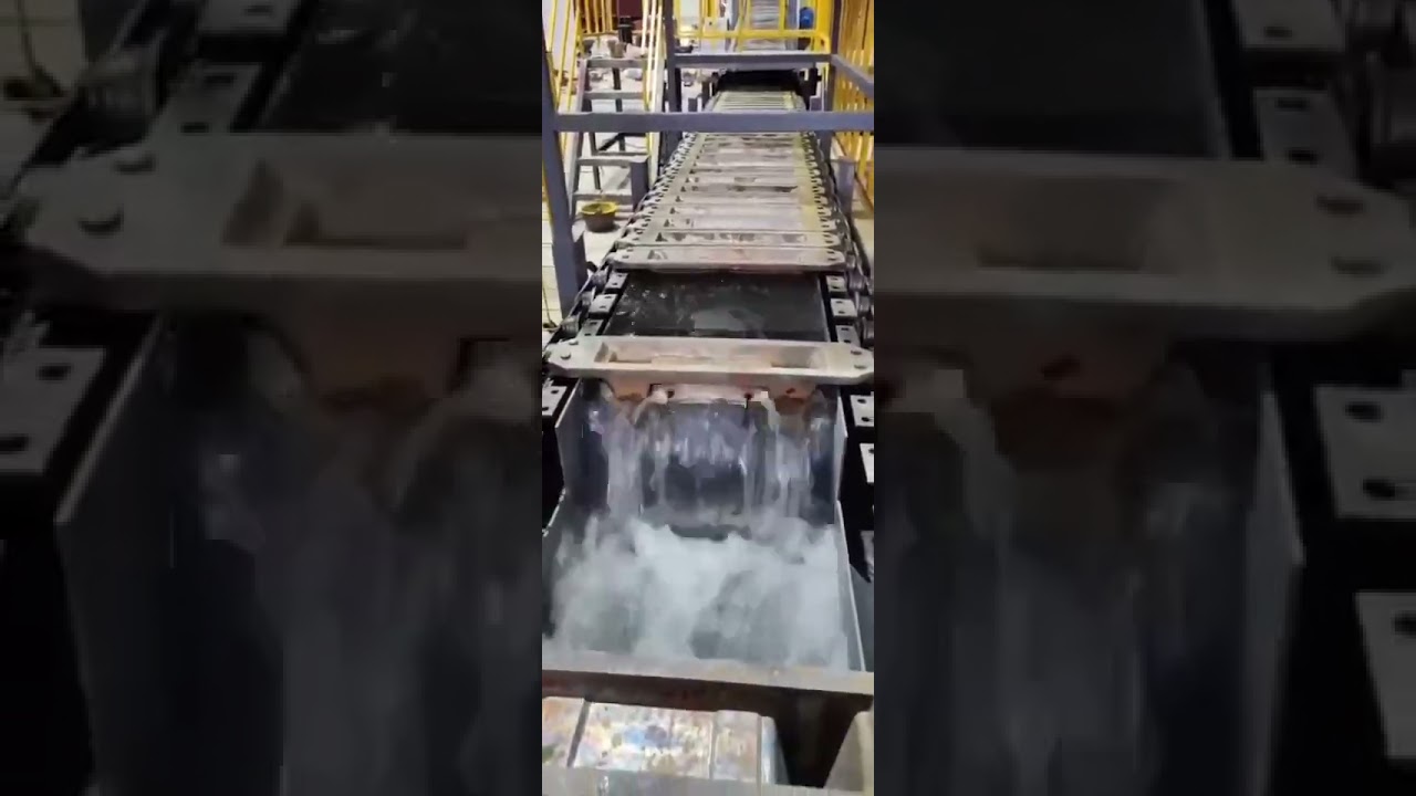 Zinc, Aluminum, Copper Ingot Casting Machine with Mold Bottom Cooling