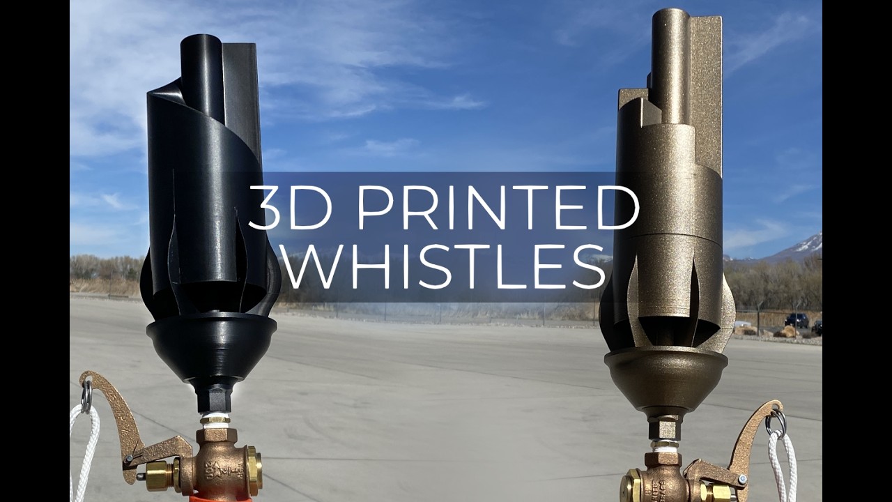 3D Printed Train Whistles