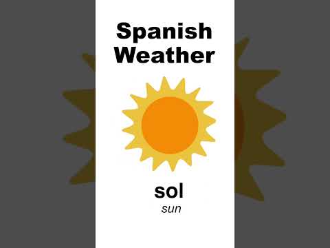 Learn Spanish with Vocabulary - Weather
