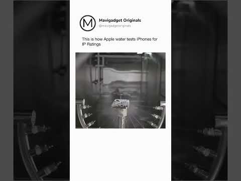 Apple conducts IP (Ingress Protection) rating tests on iPhones to assess their resistance to water