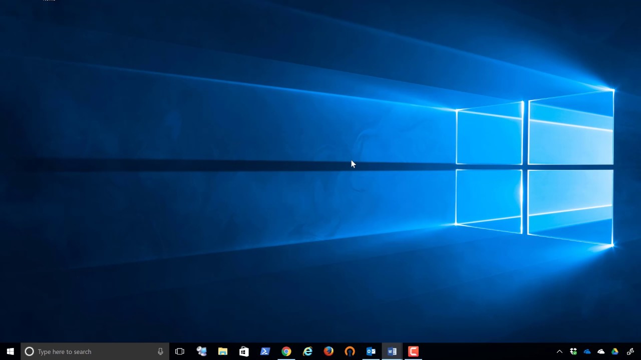 Opening Microsoft Word 2016 and Saving a Document