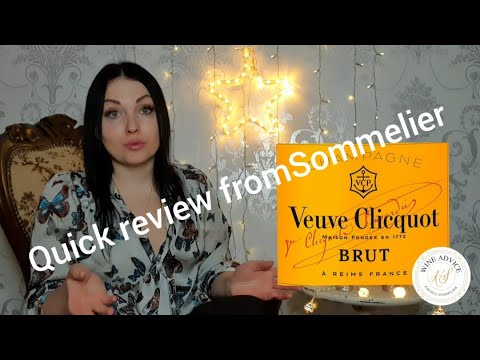 Veuve Clicquot- Yellow Label Champagne Brut/Madame Clicquot/Review from Sommelier/WINE ADVICE