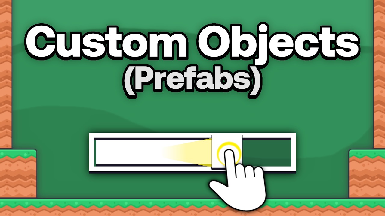 Custom Objects (Prefabs) in GDevelop Explained - Beginner Tutorial