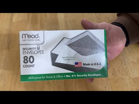 Mead Security Envelopes