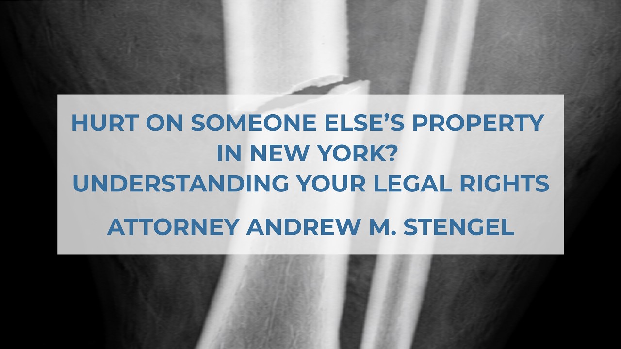 Hurt on Someone Else’s Property in New York. Understanding Your Legal Rights