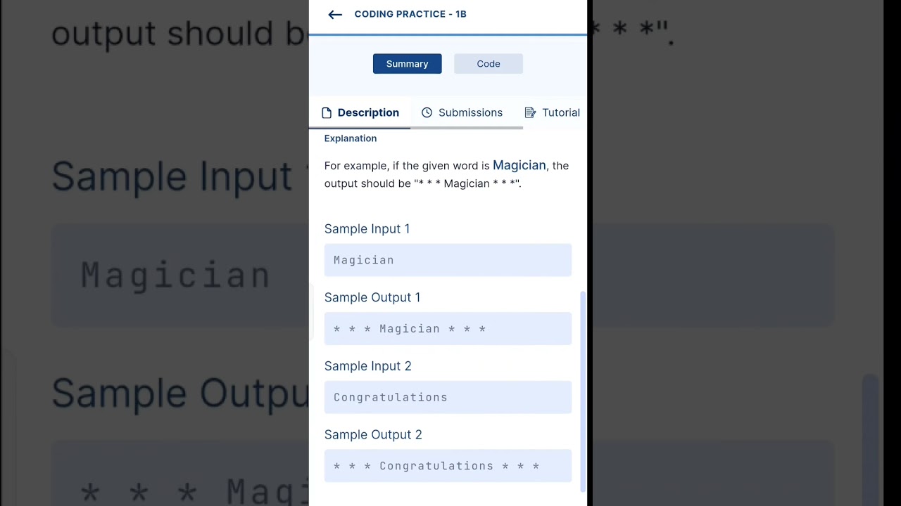 stars||coding practice 1B||ccbp||input output Basics in python #shorts #short #coding
