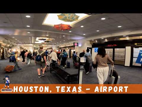 First-Person Tour of Houston International Airport (IAH)