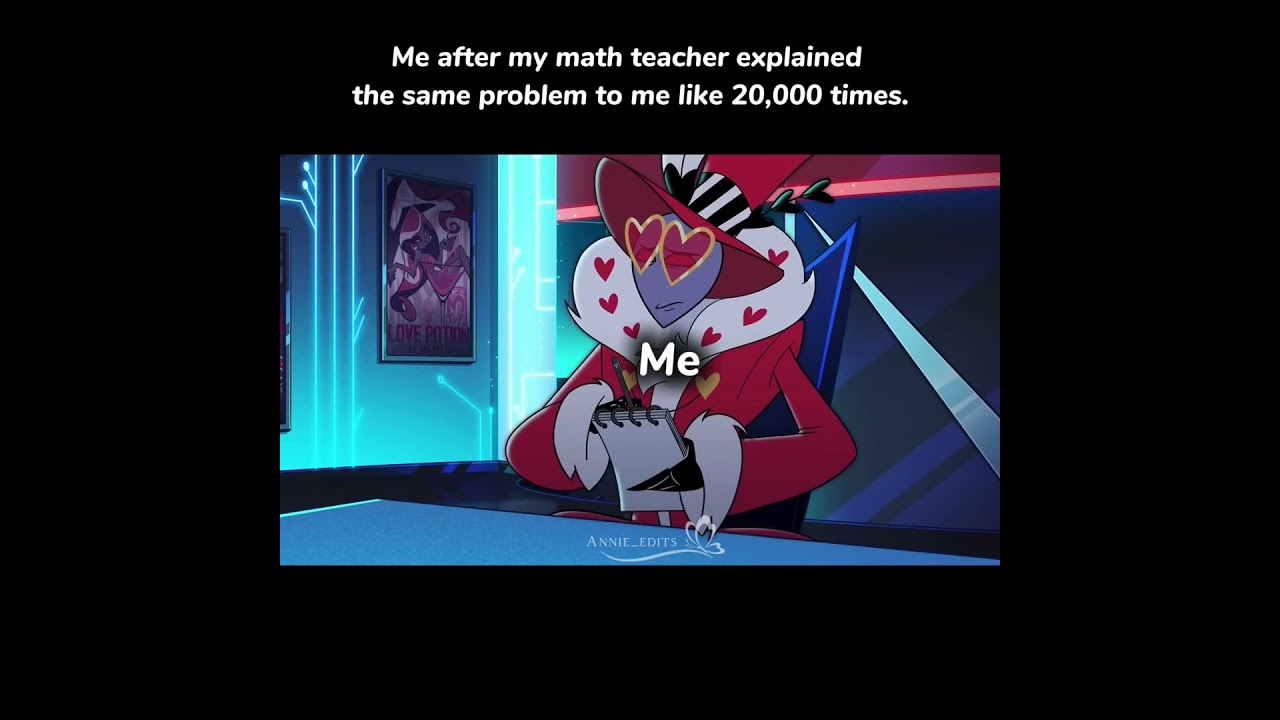 I kNoW yOu WoN’t BeLiEvE tHiS, bUt I dOn’T uNdErStAnD😔 #hazbinhotel #meme