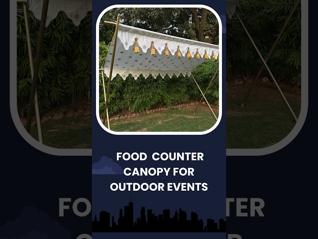 Gazebo Tents - Foldable Food Canopy Tent for Restaurants Service ...