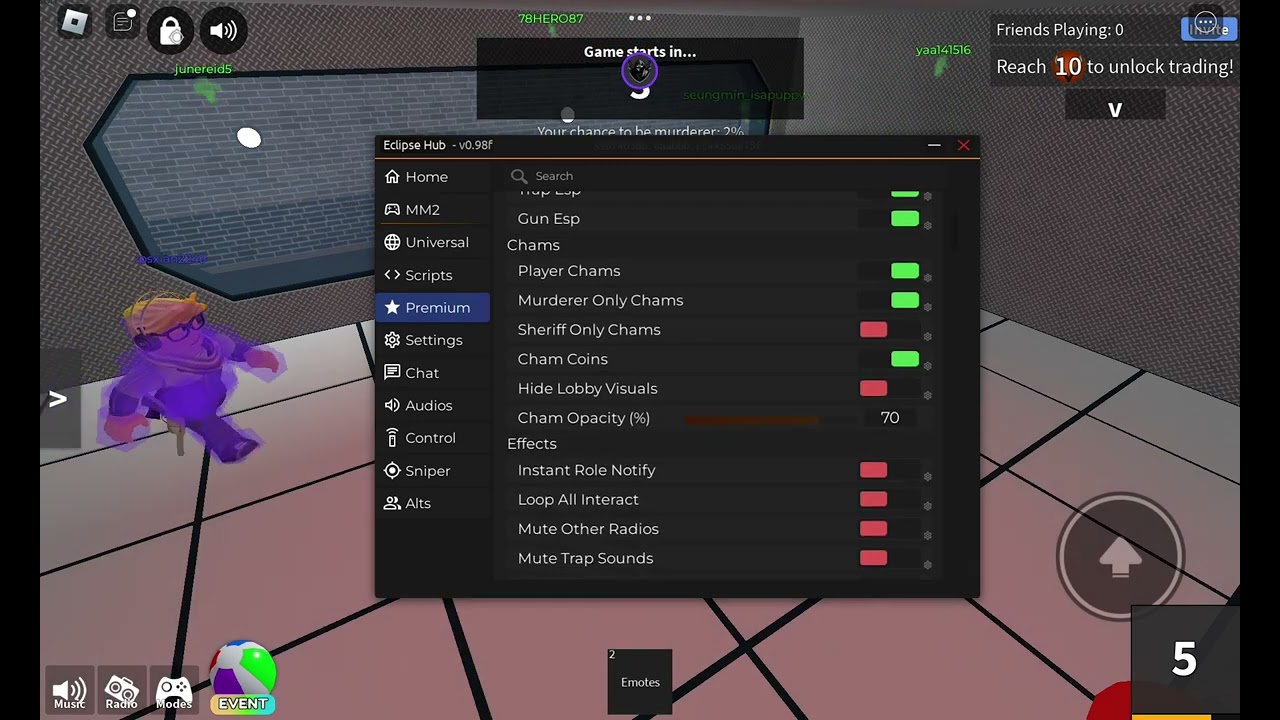 *OP* FREE SCRIPT FOR MM2 ECLIPSE HUB WORKS ON MOBILE/PC | DIRECT LINK!