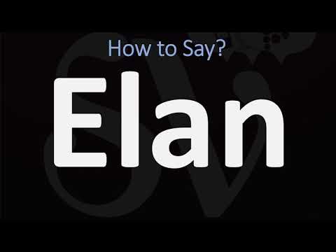 How to Pronounce Elan? (CORRECTLY)