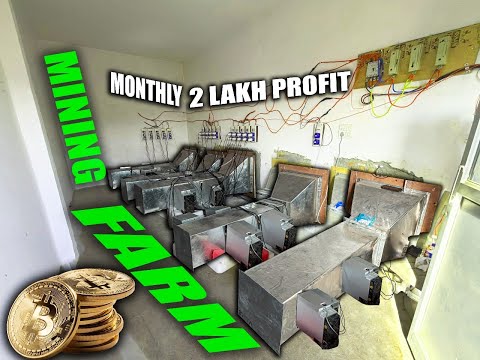 Rs.2 LAKH MONTHLY PROFIT😯 || BITCOIN MINING FARM || Rs.23 LAKH SETUP || #miners #miningfarm #s19