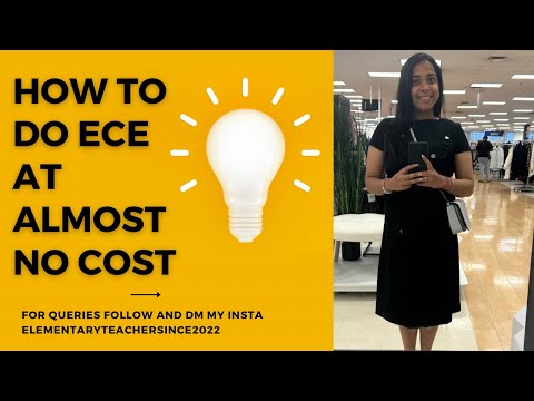 How to do Early Childhood Education at almost no cost ?