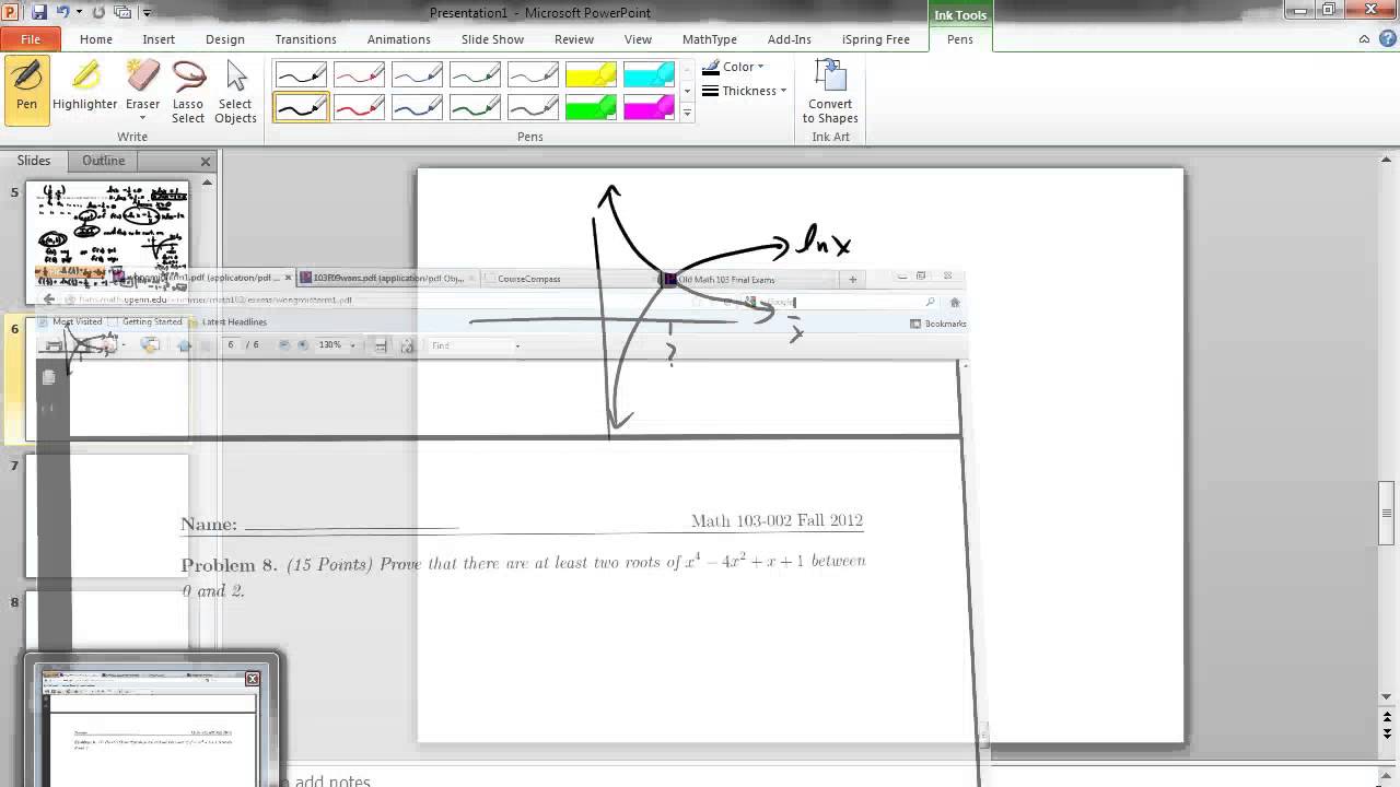 UPenn Math 103 Final Exam Review Session