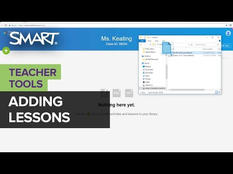 Lumio by SMART: Getting lessons into the library (Apr 2018)