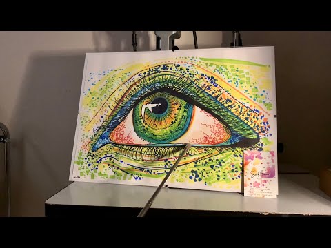 ASMR Art & Posters (with a Pointer Stick)