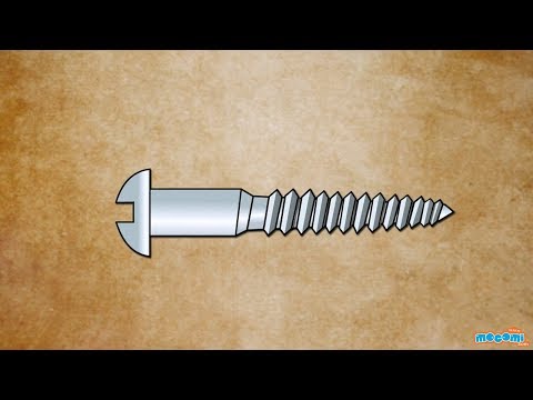 What is a Screw? (With Narration) Simple Machines - Science for Kids | Educational Videos by Mocomi
