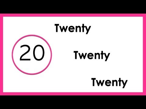 Learn Numbers with Words 1-20 | Learn English - Mark Kulek ESL