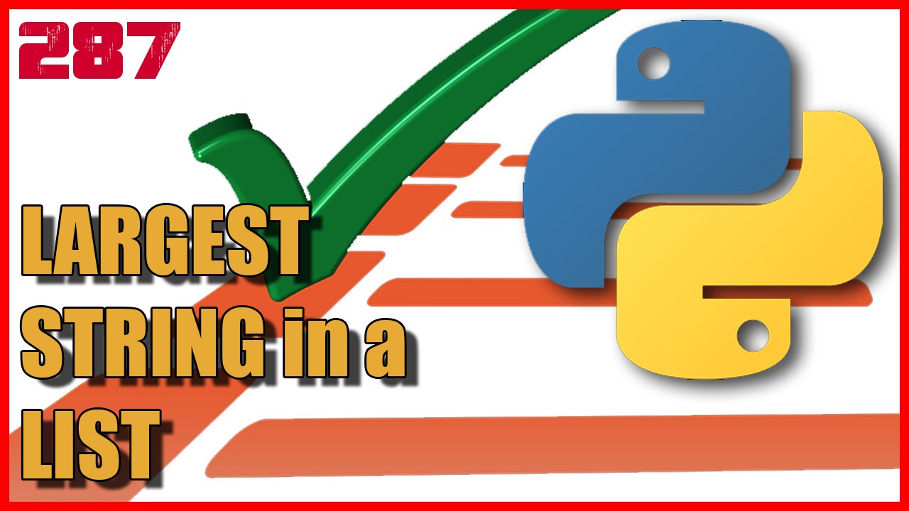 PYTHON Largest string in list using FOR loop