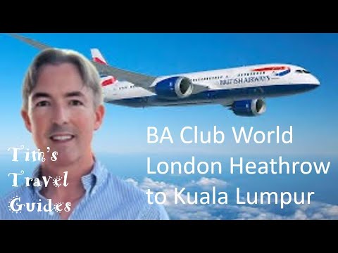 British Airways 787-9 London Heathrow to Kuala Lumpur in Club World #britishairways #travel #flight