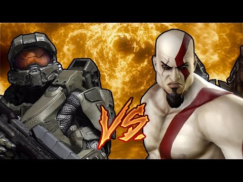 Master Chief vs. Kratos (RAP BATTLE)