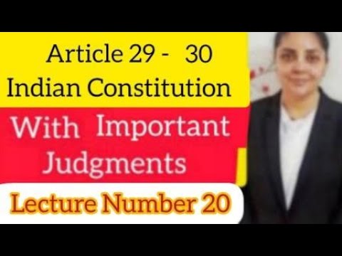 Article 29 - 30 | Freedom of Religion | Indian Constitution | #judiciary #article29 #upsc #polity