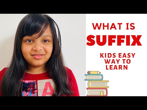 Suffixes For Kids | Learn Suffixes | What Is Suffix | Year 2 English | KS1 English