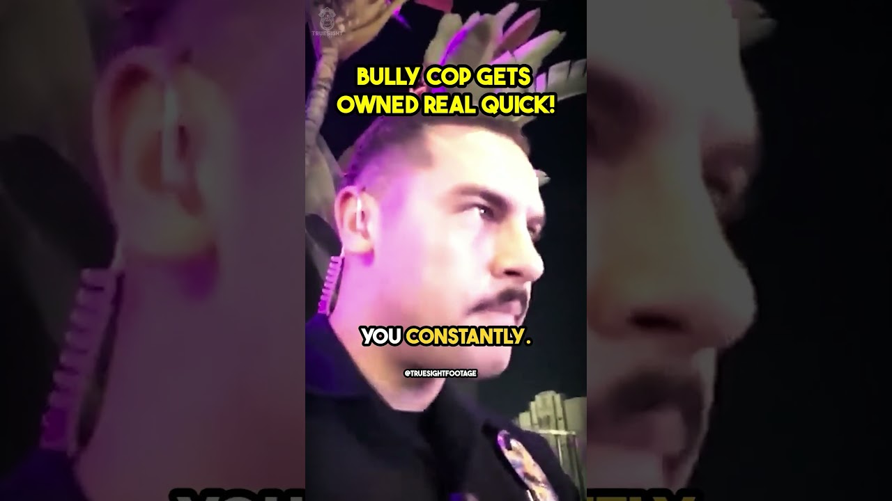 Bully Cop Gets Owned Real Quick!