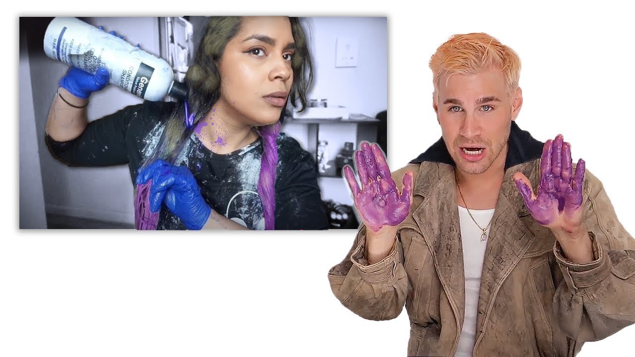 CHAOTIC Lavender Hair Transformations Get MESSY