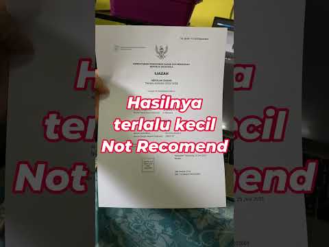 Cara Setting Printer untuk Cetak E-Ijazah Agar Sesuai Kertas A4 #tutorial #ijazah2025 #shorts