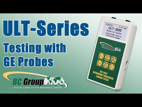 ULT-Series (Ultrasound Leakage Tester): Testing with GE Probes