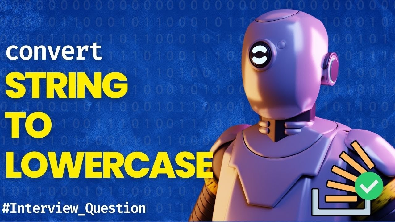 Convert JavaScript String to be all lowercase - Stack Overflow