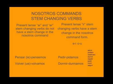 Nosotros Commands