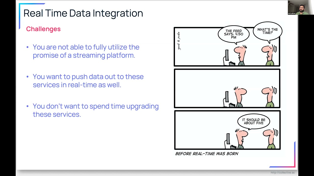 Real- time data integration with webhooks