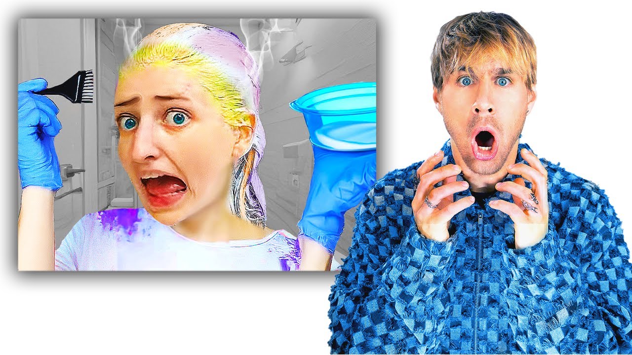 Hairdresser Reacts To Shocking DIY Platinum Blonde Bleach Fails