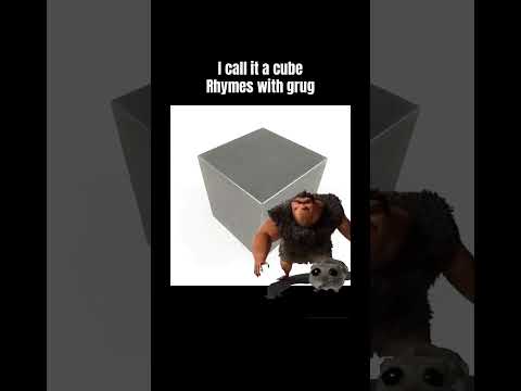 Rhymes with grug #memes #funny #viralvideo #fourboys #fyp #cube #grug #thecroods
