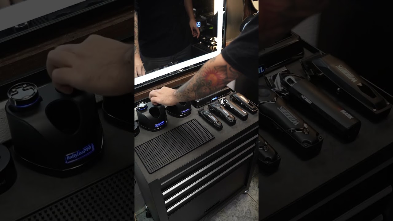 my Barber Station Setup  #barber #barbershop #barberlife #barberstation #clippers