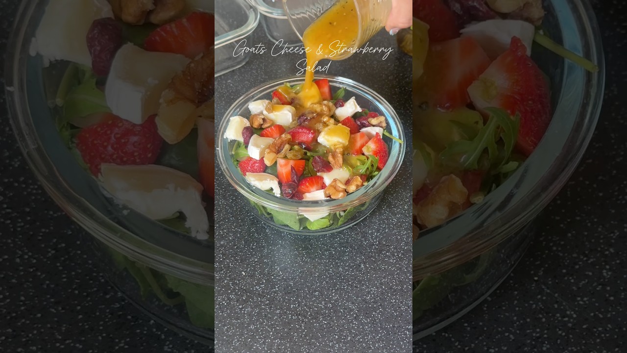 Goat Cheese & Strawberry Summer Salad