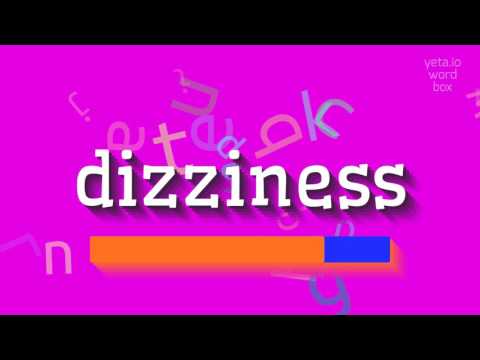 How to say "dizziness"! (High Quality Voices)