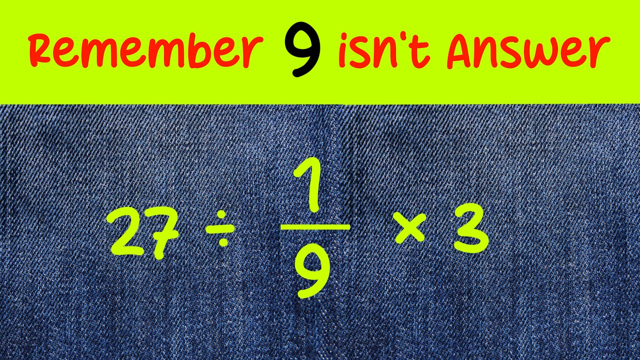 Only Geniuses Get This Simple Math Right!