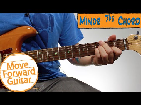 Beginner Jazz Guitar Chords - Minor 7 flat 5